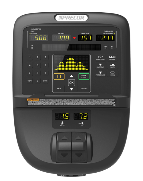 Precor Consoles | for commercial | Push Pedal Pull